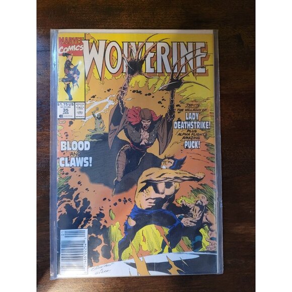 Other | Wolverine 35 Lady Deathstrike Puck From Alpha Flight Marc Silvestri Art | Poshmark